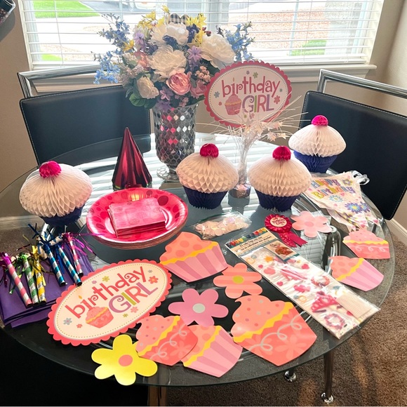 Party Supplies | 4 Girls Birthday Party Decorations Supply Set | Poshmark